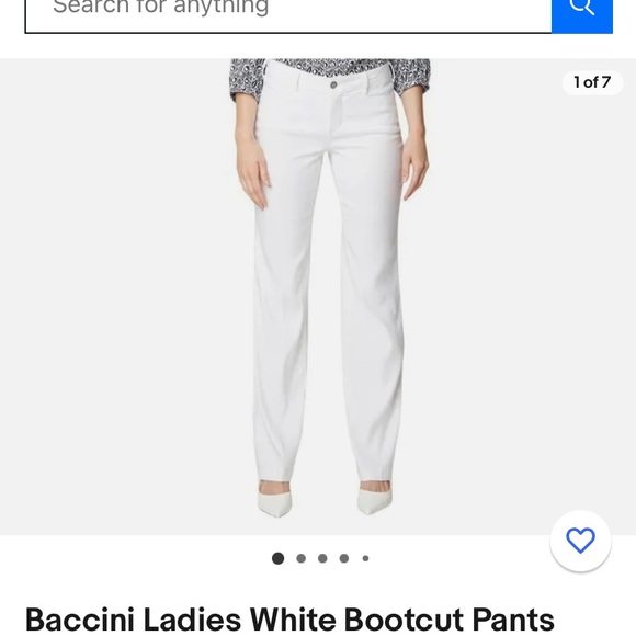 Baccini | Jeans | Baccini White Jean | Poshmark